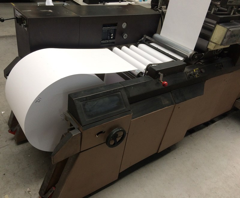 5 color Used Didde Glaser DG-24 - 5 color offset webprinting year 1991 ...