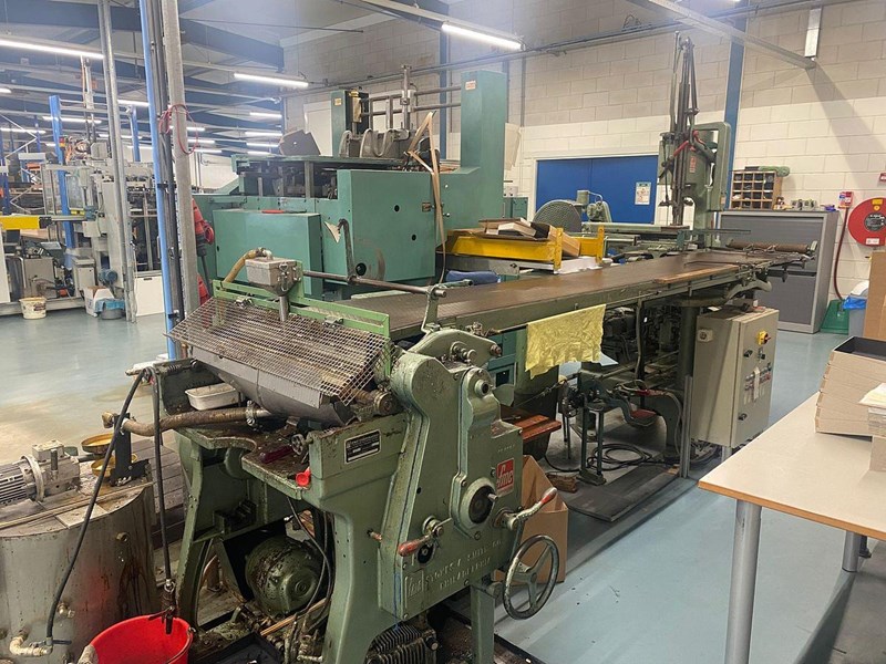 Used FMC Rigid box making line year 1965 | PressCity