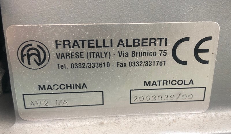 Used Fratelli Alberti AV2 / MA lewther skiving machine | PressCity