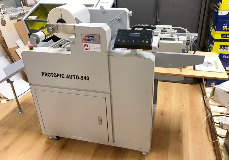 Used GMP Protopic Auto 540 film to sheet laminator year 2014 | PressCity
