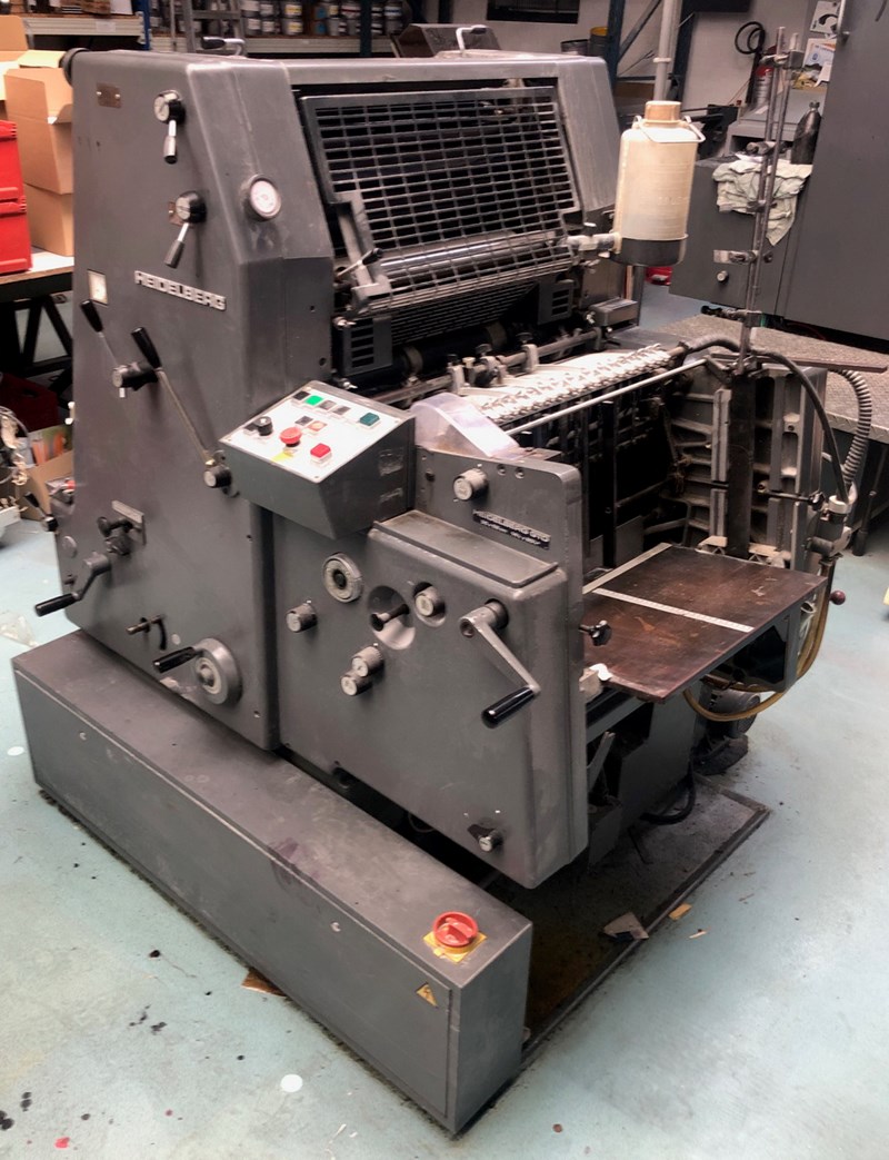 1 color Gebraucht Heidelberg GTO 52N+P year 1990 | PressCity