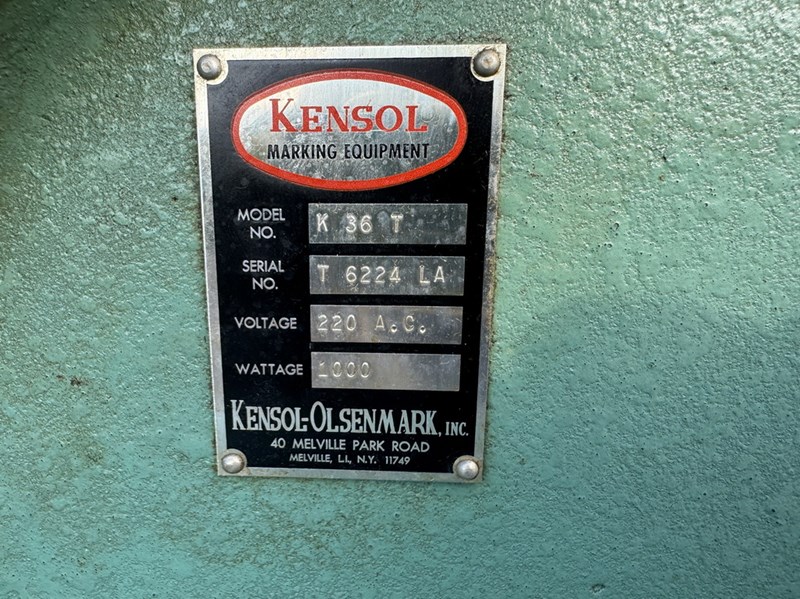 Used Kensol K36T year 1970 | PressCity