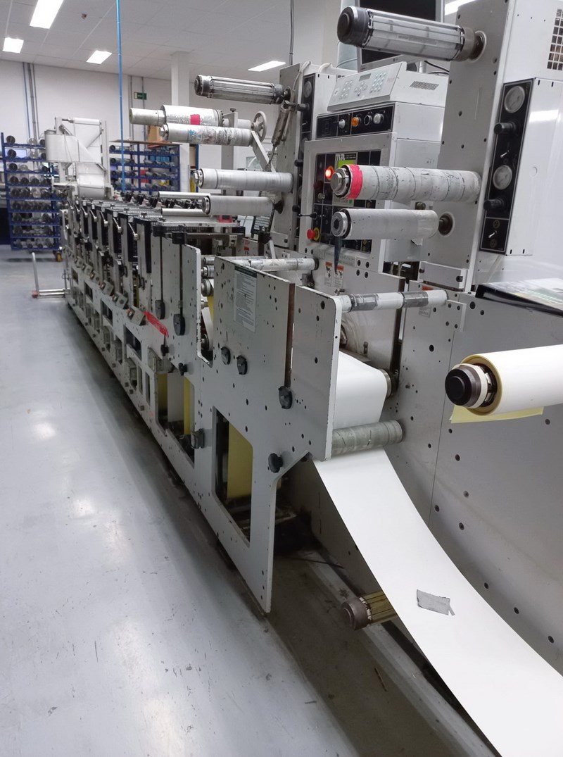 Used Mark Andy 2200G 10" 8-color UV Flexo label press year 2005 | PressCity