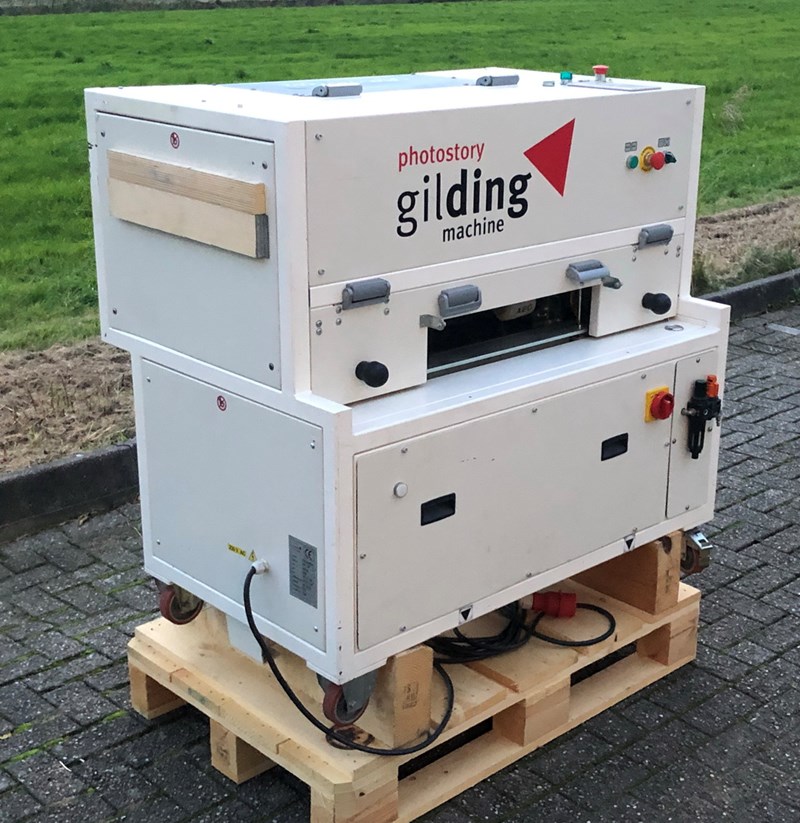 Used Photostory Gilding edge gilding machine for books year 2009 ...