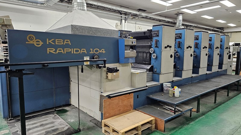 5 color Used KBA Rapida 104-5 year 1997 | PressCity