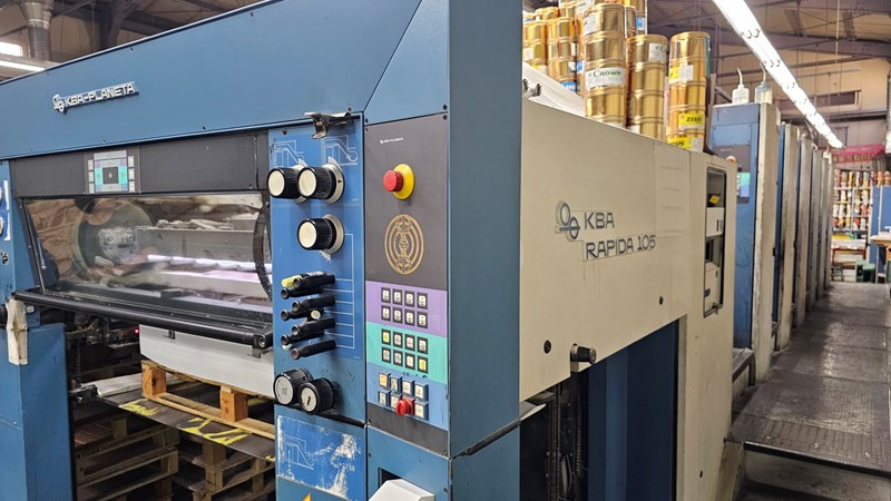 6 color Used KBA Rapida 105-6 year 2001 | PressCity