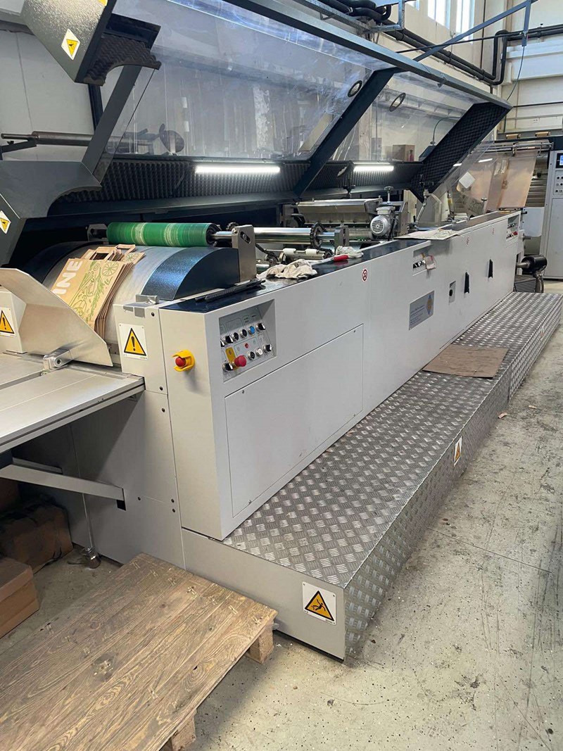 Used Curioni SUN MASTER 545 square bottom paper bags with handles year ...