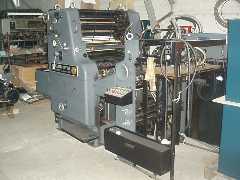1 color Used Heidelberg SORM year 1975 | PressCity