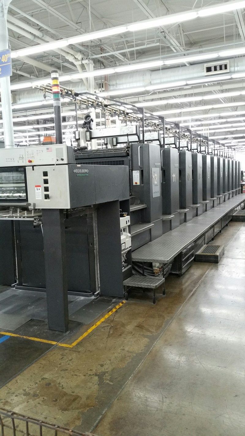 12 color Used Heidelberg Speedmaster SM 102 12P year 1999 | PressCity