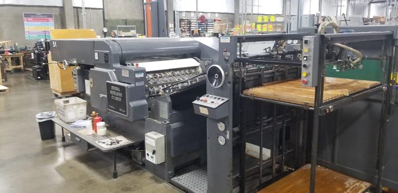 Used 1975 Heidelberg SGS 40 Inch Cylinder Diecutter year 1975 | PressCity