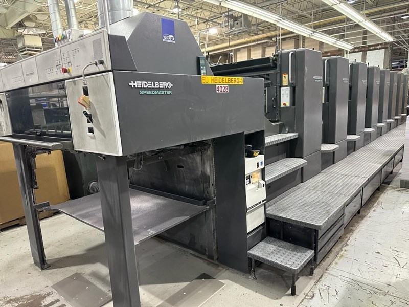 8 color Used 1999 Heidelberg SM 102 8PP Offset Press year 1999 | PressCity