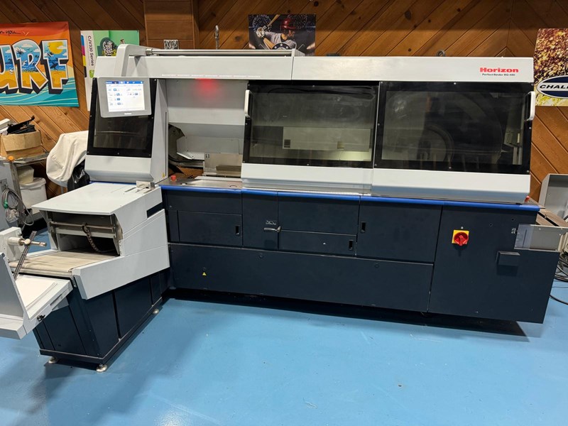 Used Horizon BQ-480 EVA 4 Clamp Perfect Binder year 2020 | PressCity