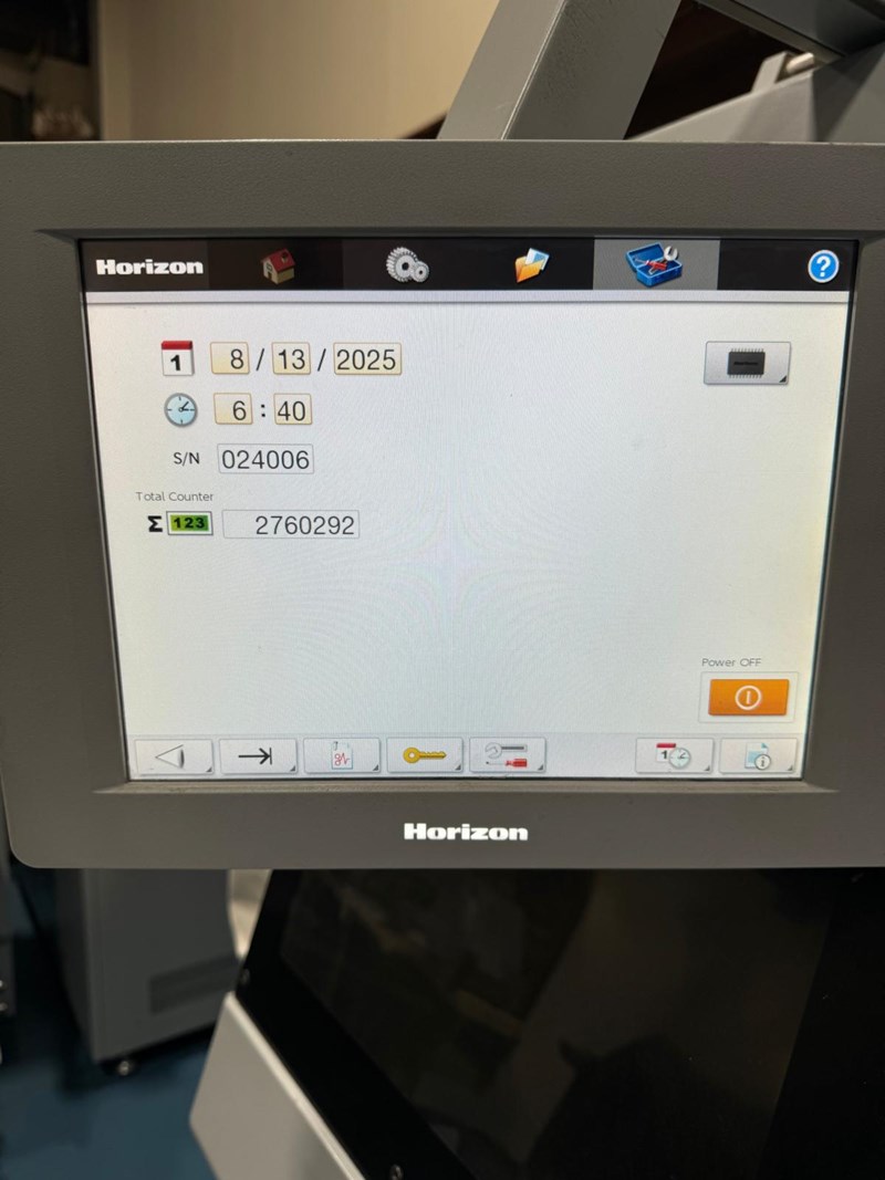 Used Horizon BQ-480 EVA 4 Clamp Perfect Binder year 2020 | PressCity