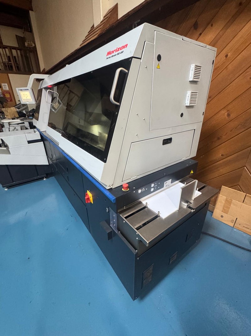 Used Horizon BQ-480 EVA 4 Clamp Automatic Perfect Binder year 2020 ...