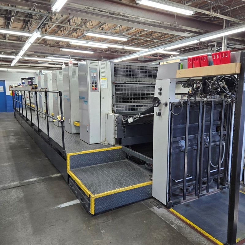 6 color Used Man Roland R700 3 B 6 Color 40 Inch Press with Coater year ...