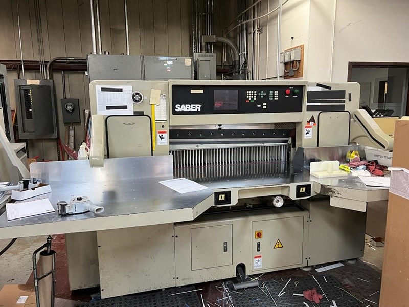 Used 2000 Saber S115 45 Inch Paper Cutter year 2000 | PressCity