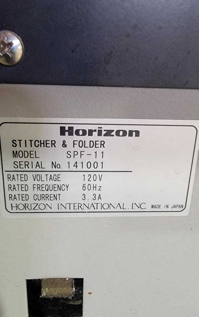 Inventory | Horizon - MC 80 models | Western Printing Equipment