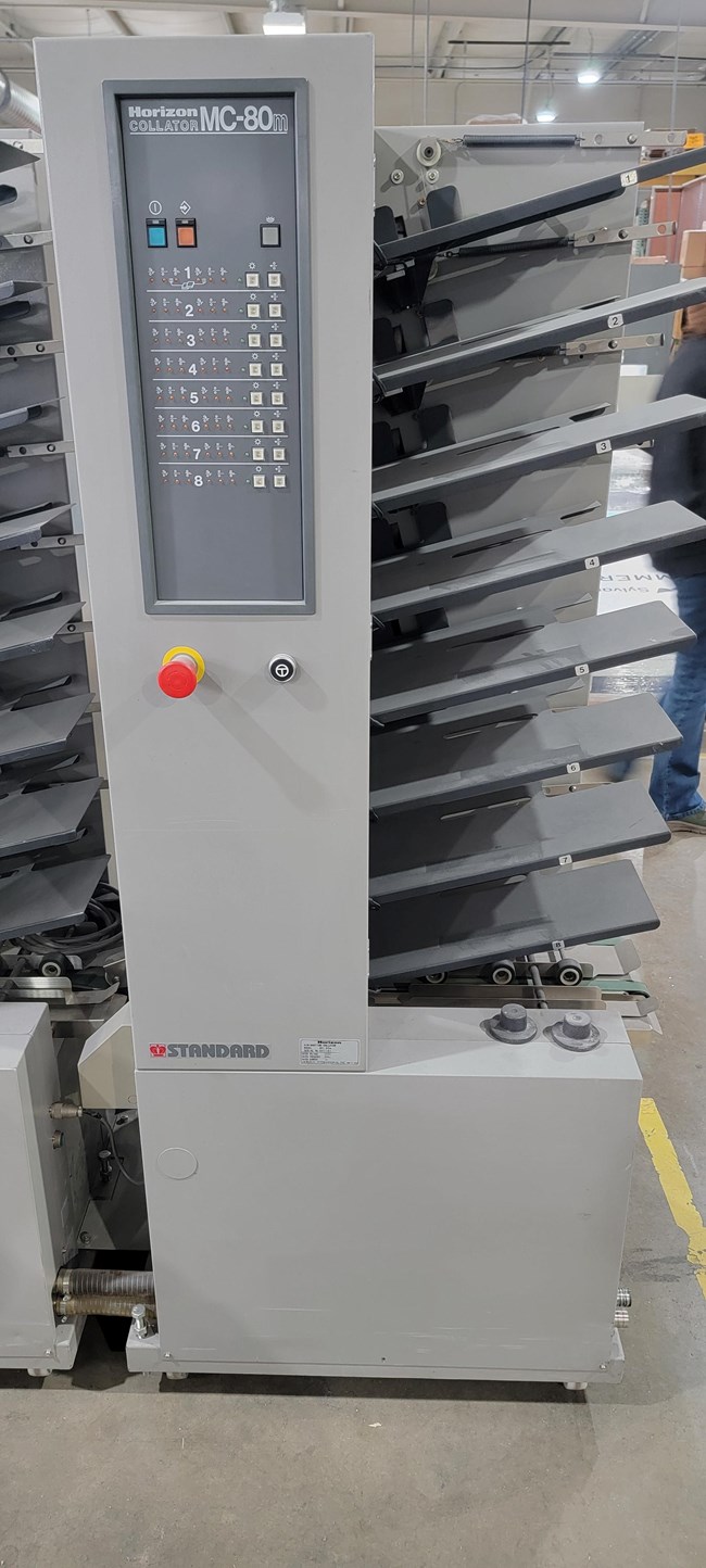 Inventory | Horizon - MC 80 models | Western Printing Equipment