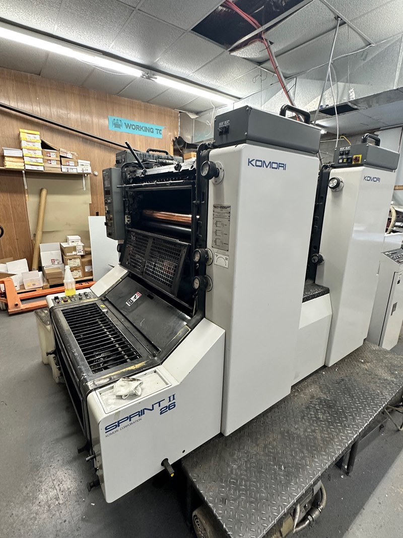 2 color Used Komori Sprint S-226P year 1996 | PressCity