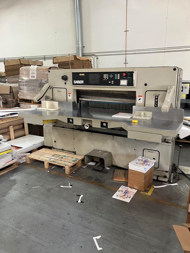 Used Saber S115 Guillotine year 1998 | PressCity