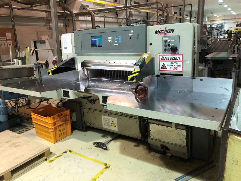 Used Micron MC 45-S 45" Programmable Cutter year 2008 | PressCity