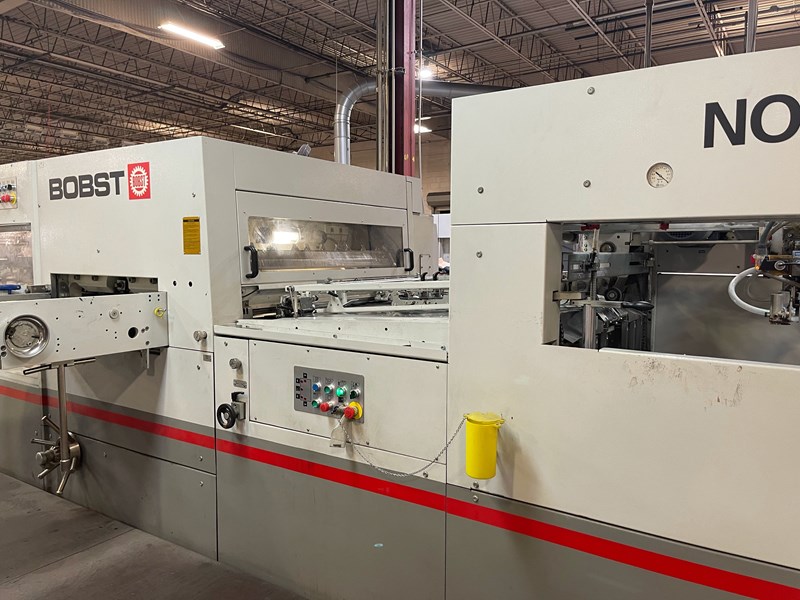Used 2012 Bobst Novacut 106E w/ Stripping | PressCity