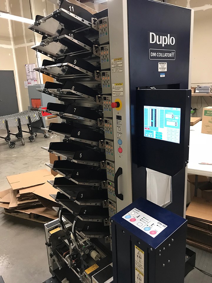 Used Duplo® Esper DM-230V Direct Mail Collator year 2016 | PressCity
