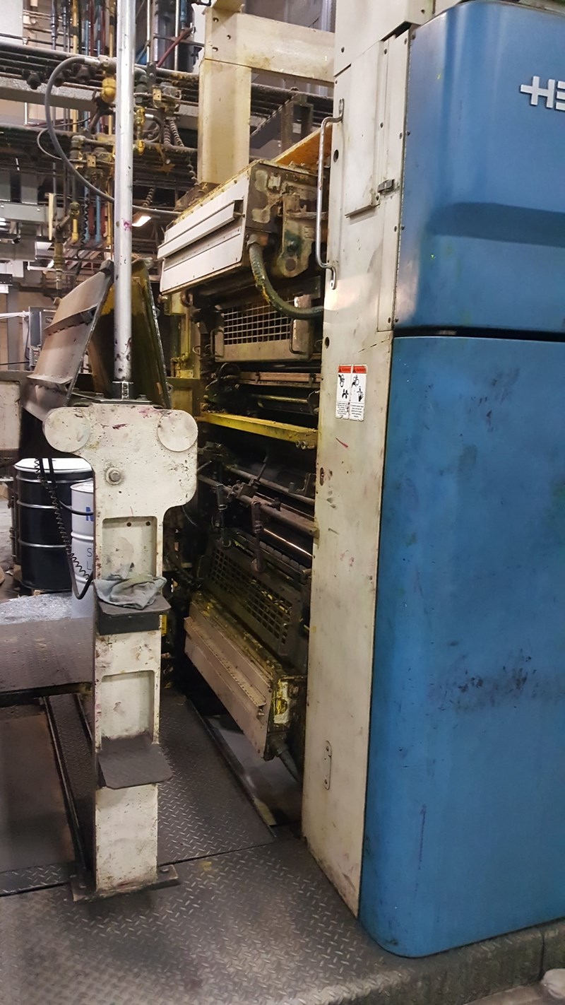 Used 1997 Heidelberg Harris M1000B (9) Unit (2) Web Press year 1997 ...