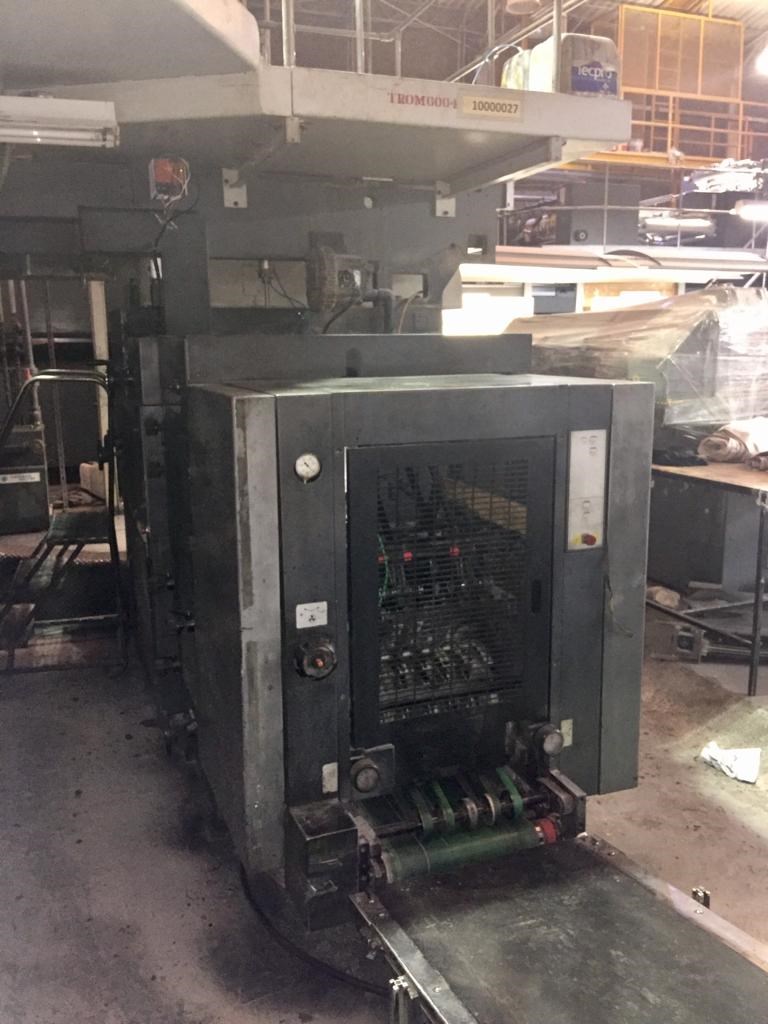 Used Heidelberg M600 5 Units; 22 3/4" Cutoff - JF44 Folder 1 Web Press ...