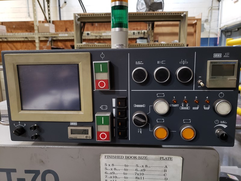 Used Horizon HT 70 Three Knife Trimmer | PressCity