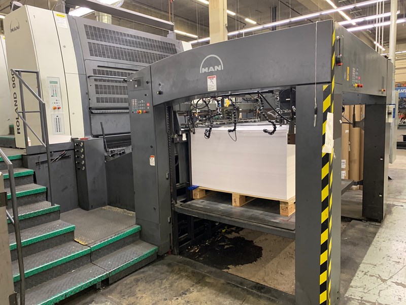 8 color Used Man Roland R908-8+LV XXL year 2006 | PressCity