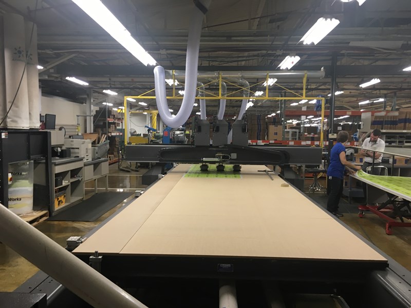 Used 2008 Multicam 5000 Series CNC Router year 2008 | PressCity