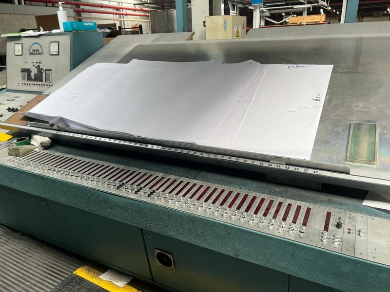 Manroland 802 - 6 2 Colour Sheet Fed Offset Press | Graphic Line