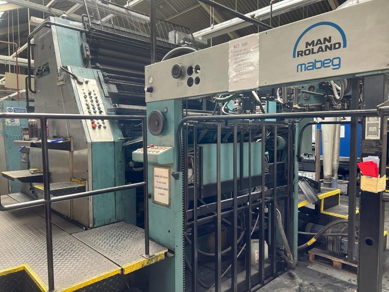 Manroland 802 - 6 2 Colour Sheet Fed Offset Press | Graphic Line