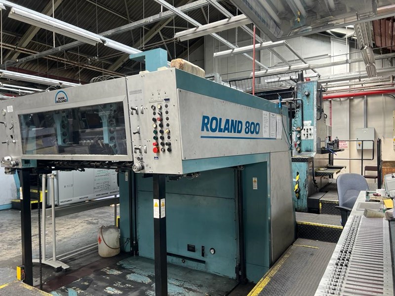 Manroland 802 - 6 2 Colour Sheet Fed Offset Press | Graphic Line