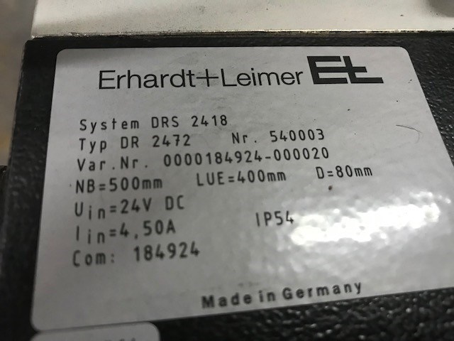 Used WEB GUIDE. ERHARDT + LEIMER. | PressCity