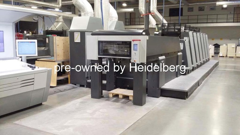 6 color Used Heidelberg Speedmaster XL75-6+LX Anicolor (F Format) year ...