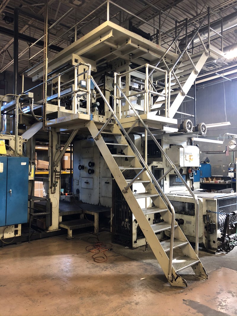 Utilisé Harris TCF70 Combination Folder w/Double Parallel Capability ...