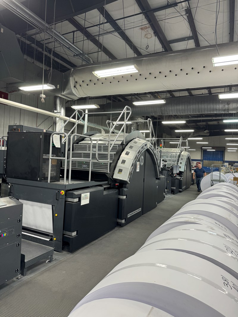 Used HP (Hewlett Packard) T490 HD Page Wide Production Inkjet year 2023 ...