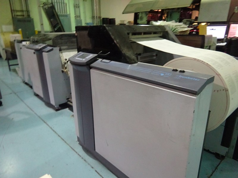 Used Hunkeler Popp4 and Oce 7650/ 6250 package, lots of spare parts ...