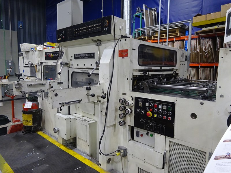 Used Sugano NFS 1050E 28" x 40" Autoplaten die cutter. PRICE REDUCED ...