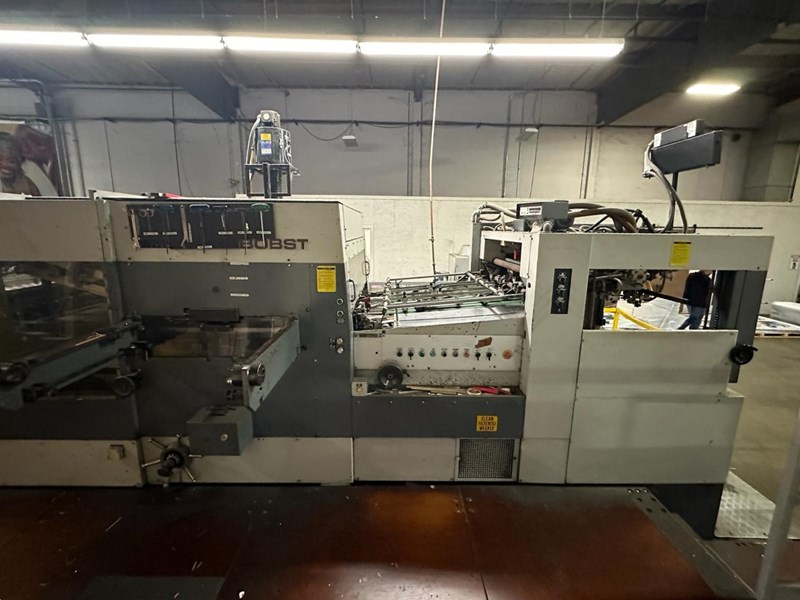 Used 1988 Bobst Autoplatine SP 102 CER Automatic Die Cutter year 1988 ...