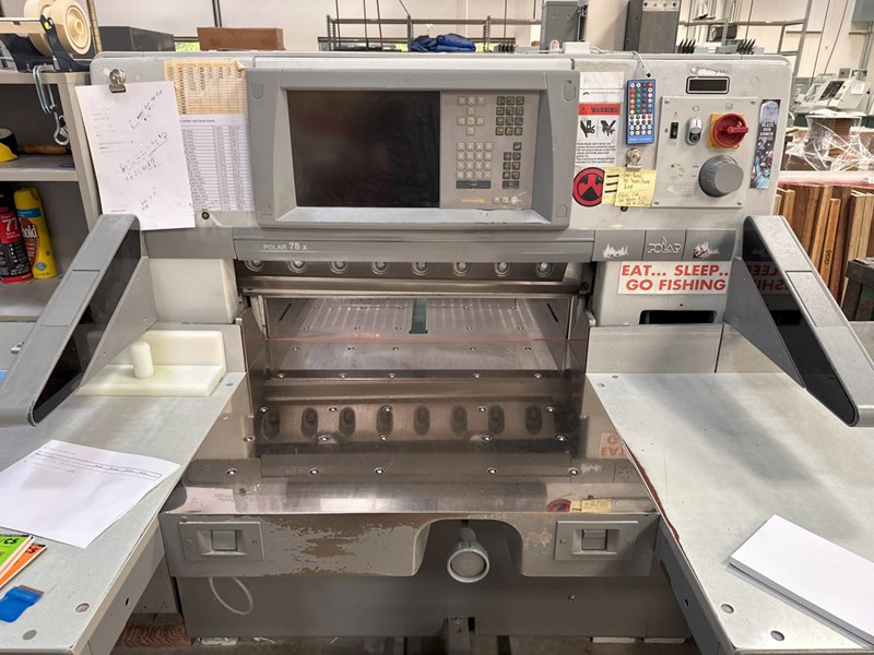 Used Polar 78X Pragrammable Paper Cutter year 2004 | PressCity