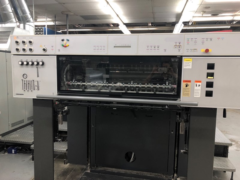 4 color Used Heidelberg SM-102 4P3 28x40 2/2 perfector, CP2000 year ...