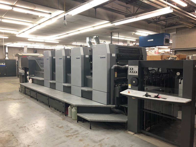 4 color Used Heidelberg SM-102 4P3 28x40 2/2 perfector, CP2000 year ...