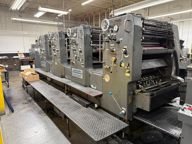 4 color Used HEIDELBERG SM 72VP, FOUR COLOR PRESS , STANDARD DAMPENING ...