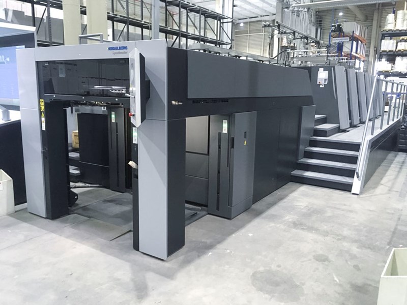 5 color Used Heidelberg XL 106-5+LX2 - LED UV - Push to Stop year 2018 with UV | PressCity