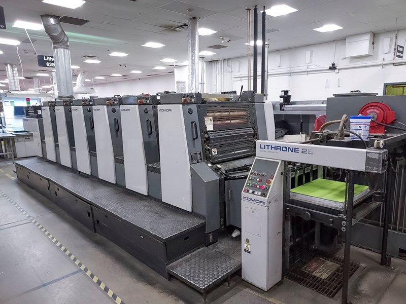 6 color Used Komori Lithrone L628 year 1998 | PressCity