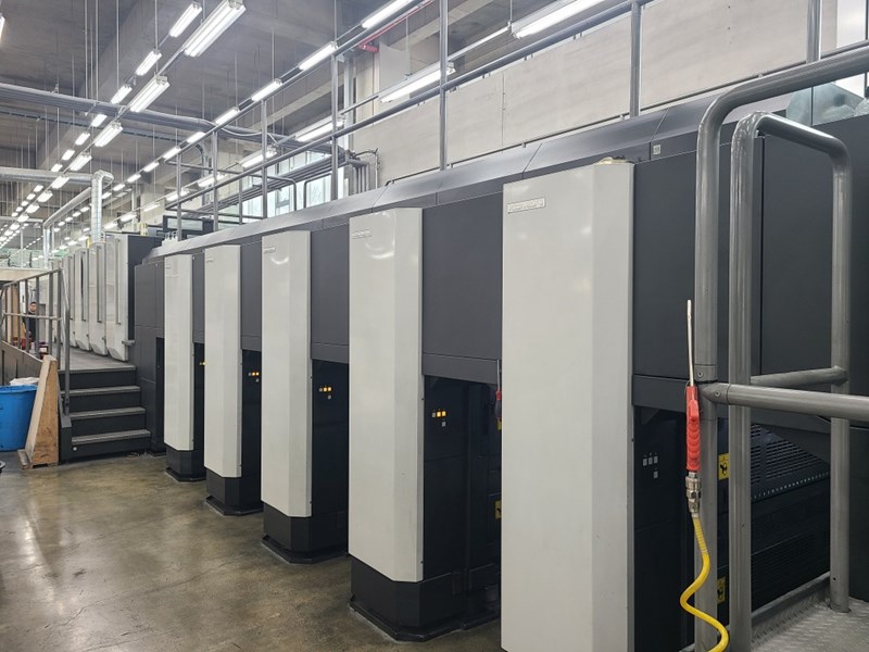 10 color Used Komori GLX1040RP H-UV year 2017 with UV | PressCity