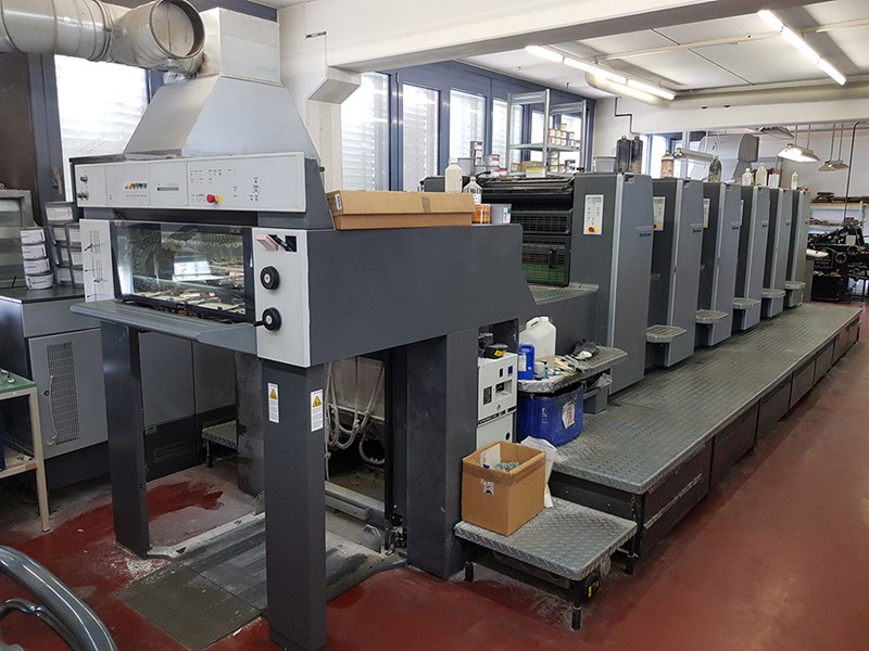 6 color Used Heidelberg SM 74 - 6 H - 2000 (Post Drupa Model) year 2000 ...